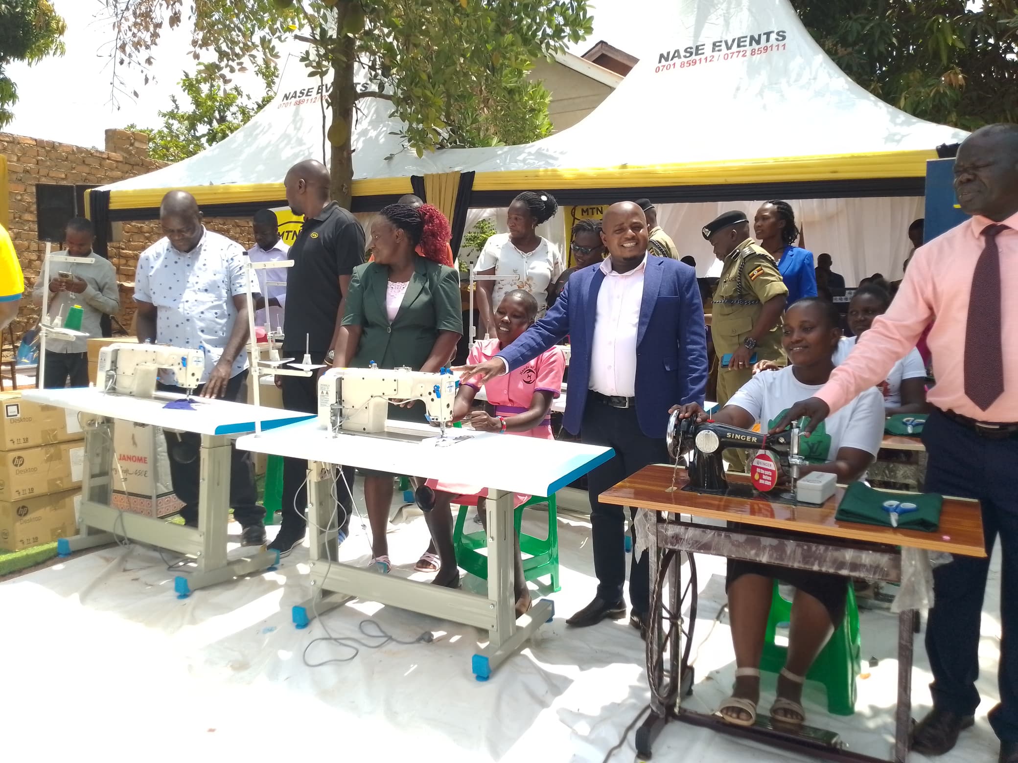 MTN Uganda Empowers Women with Sewing Machines and Computers on Women's ...